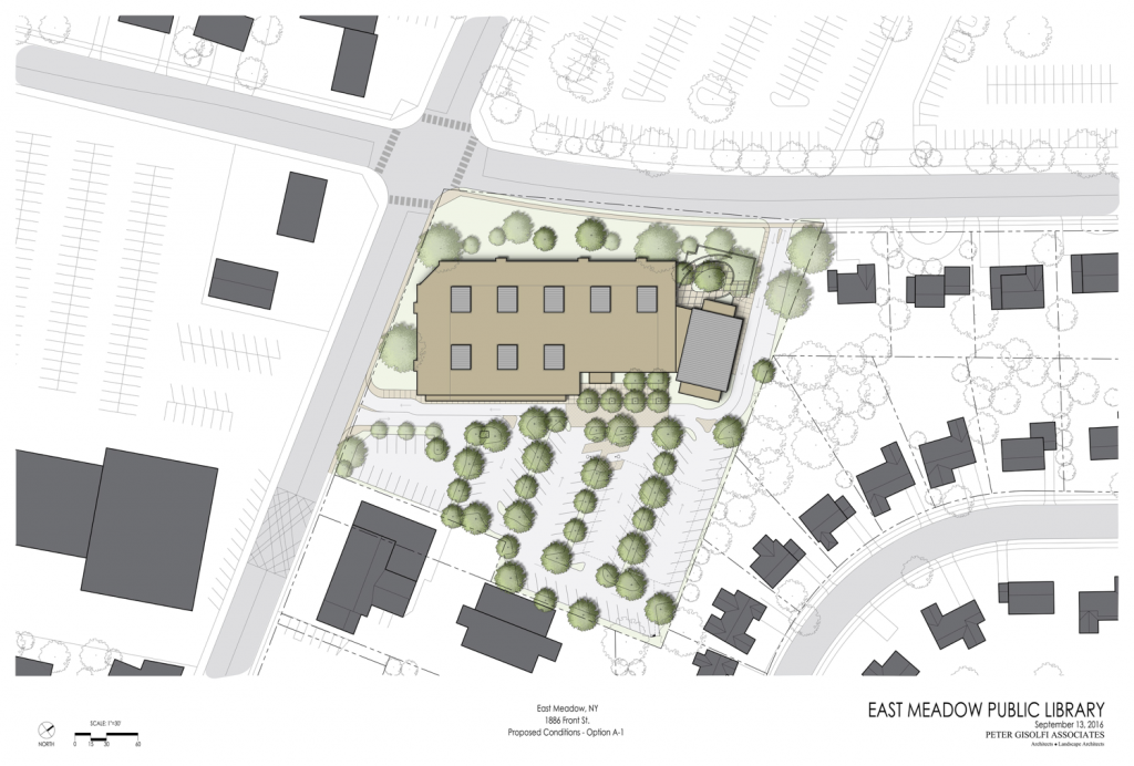 Proposed Site Plan - East Meadow Public Library